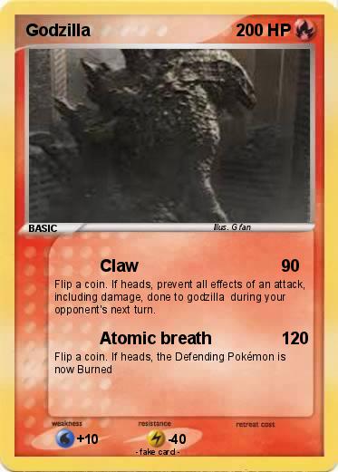 Pokémon Godzilla 2032 2032 - Claw - My Pokemon Card
