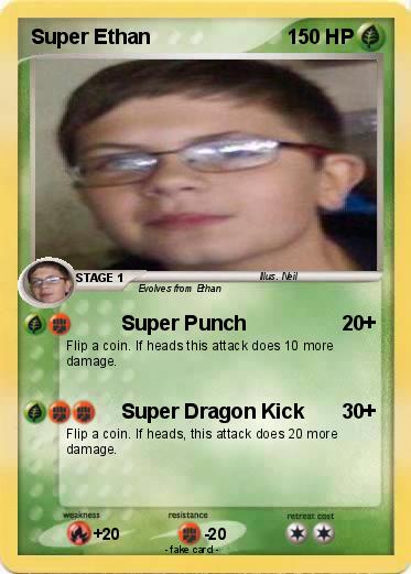 Pokémon Super Ethan 5 5 - Super Punch - My Pokemon Card
