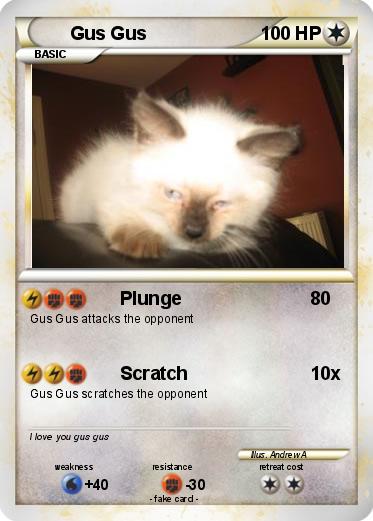 Pokémon Gus Gus 2 2 - Plunge - My Pokemon Card