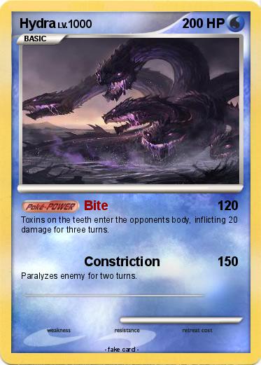 Pokémon Hydra 391 391 - Bite - My Pokemon Card