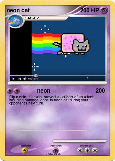 Pokémon neon cat 66 66 - neon - My Pokemon Card