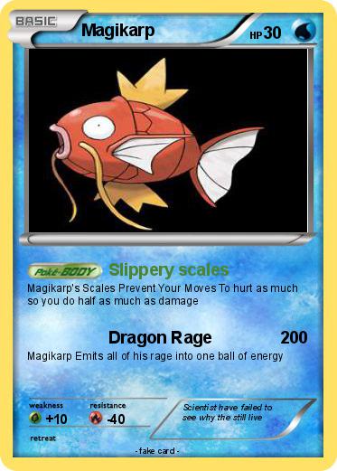 Pokémon Magikarp 1102 1102 - Slippery scales - My Pokemon Card