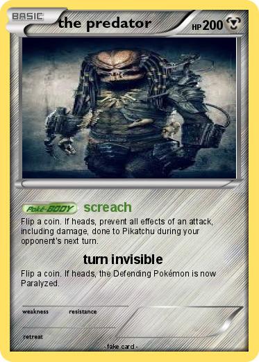 Pokémon the predator 10 10 - screach - My Pokemon Card