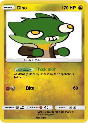 Pokémon Dino 1039 1039 - Thick skin - My Pokemon Card