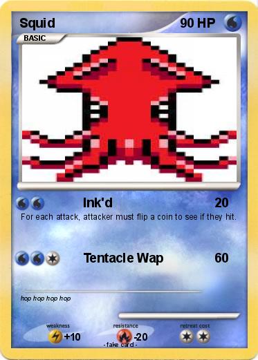 Pokémon Squid 73 73 - Ink'd - My Pokemon Card