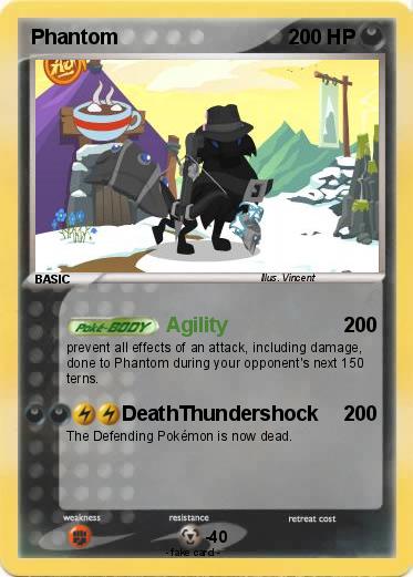 Pokémon Phantom 160 160 - Agility - My Pokemon Card