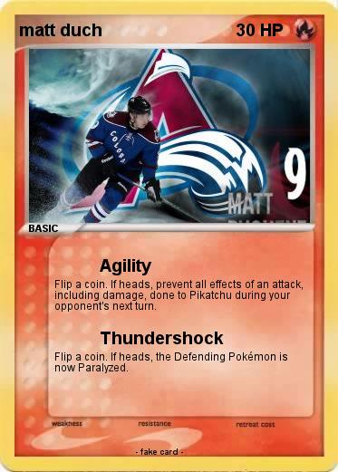 Pokémon matt duch - Agility - My Pokemon Card