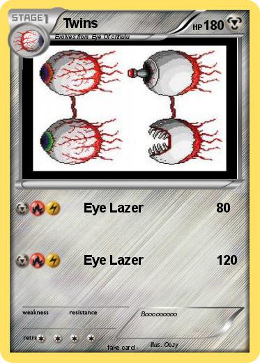 Pokémon Twins 64 64 - Eye Lazer - My Pokemon Card