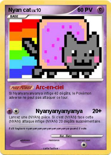 Pokémon Nyan cat 2484 2484 - Arc-en-ciel - Ma carte Pokémon