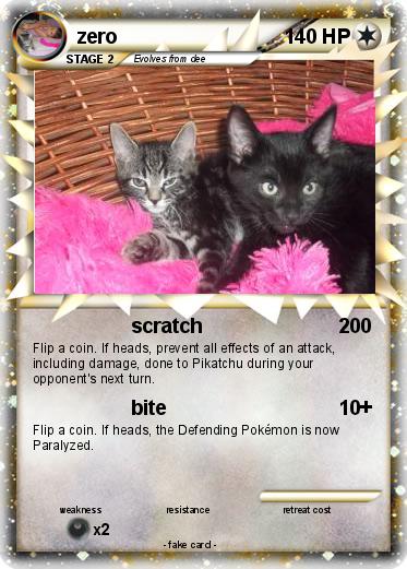 Pokémon zero 575 575 - scratch - My Pokemon Card