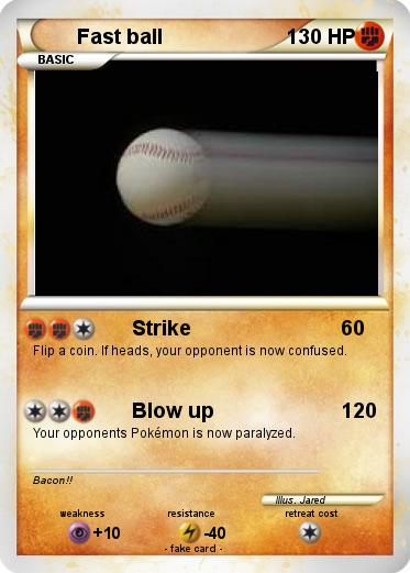 Pokémon Fast ball - Strike - My Pokemon Card