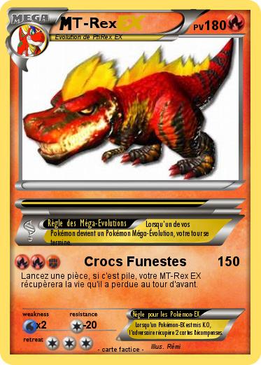 Pokémon T Rex 1022 1022 - Crocs Funestes - Ma carte Pokémon