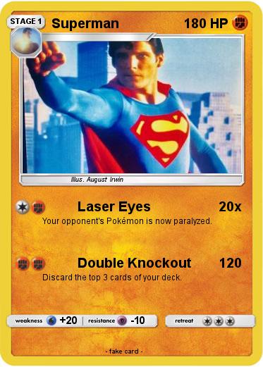 Pokémon Superman 846 846 - Laser Eyes - My Pokemon Card