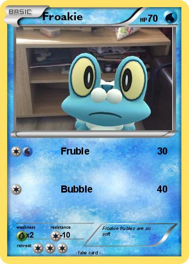 Pokémon Froakie 515 515 - Fruble - My Pokemon Card