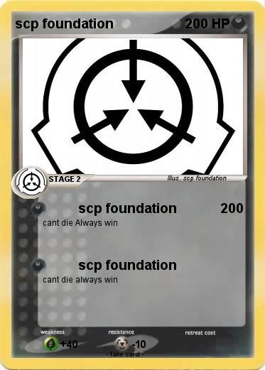 Pokémon scp foundation 5 5 - scp foundation - My Pokemon Card
