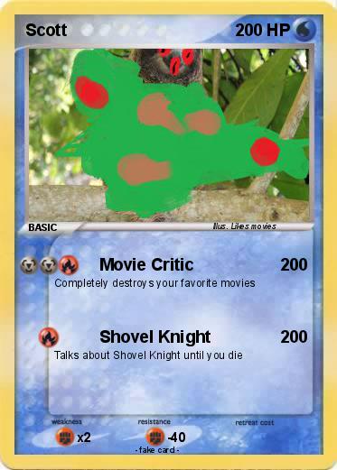 Pokémon Scott 338 338 - Movie Critic - My Pokemon Card