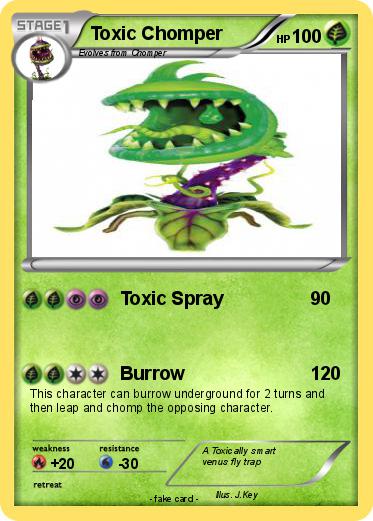 Pokémon Toxic Chomper - Toxic Spray - My Pokemon Card