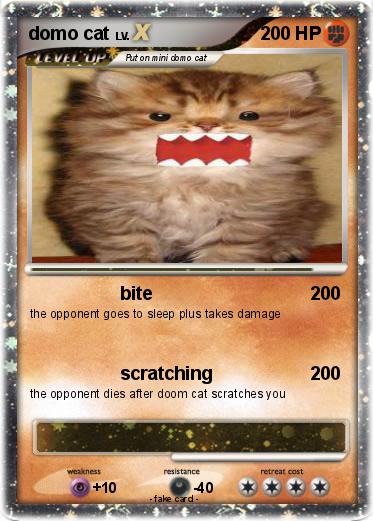 Pokémon domo cat 2 2 - bite - My Pokemon Card