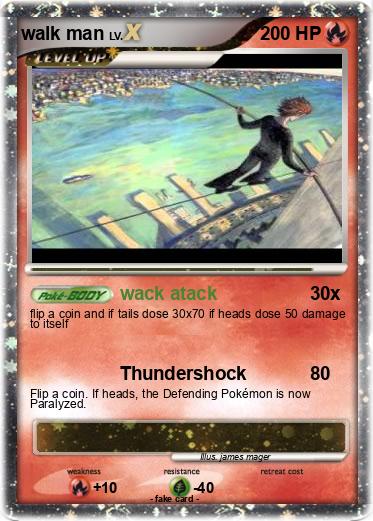 Pokémon walk man - wack atack - My Pokemon Card