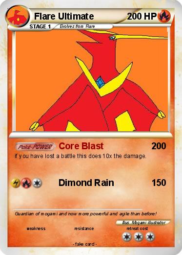 Pokémon Flare Ultimate - Core Blast - My Pokemon Card