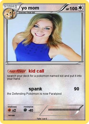 Pokémon yo mom 44 44 - kid call - My Pokemon Card