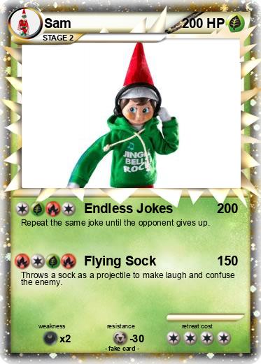 Pokémon Sam 1829 1829 - Endless Jokes - My Pokemon Card
