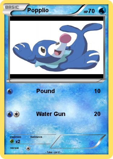 Pokémon Popplio 125 125 - Pound - My Pokemon Card