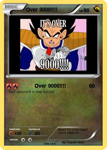Pokémon Over 9000 65 65 - Over 9000!!!! - My Pokemon Card