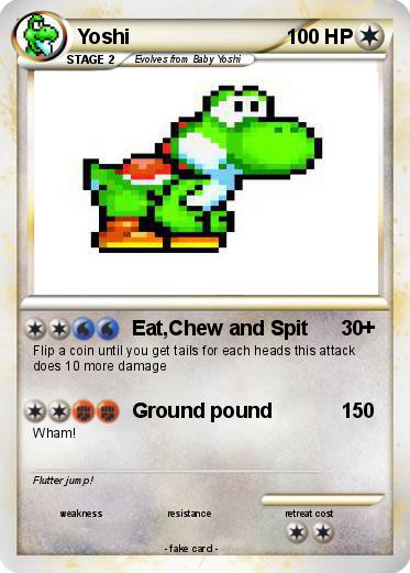 Pokémon Yoshi 3083 3083 - Eat,Chew and Spit - My Pokemon Card