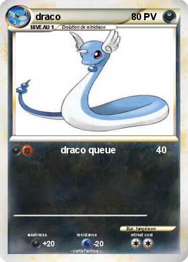 Pokémon draco 743 743 - draco queue - Ma carte Pokémon