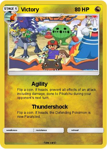 Pokémon Victory 68 68 - Agility - My Pokemon Card