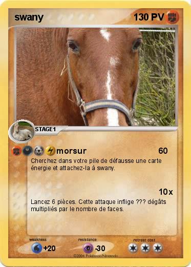 Pokémon swany - morsur - Ma carte Pokémon