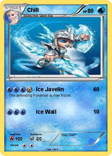 Pokémon Chill 77 77 - Ice Javelin - My Pokemon Card