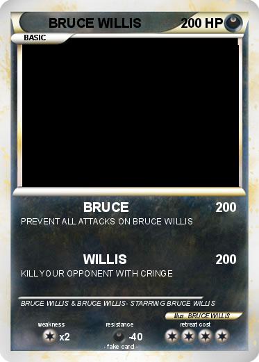 Pokémon BRUCE WILLIS 15 15 - BRUCE - My Pokemon Card