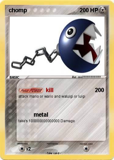 Pokémon chomp 167 167 - kill - My Pokemon Card