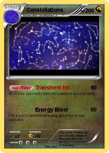 Pokémon Constellations - Transform hit - My Pokemon Card