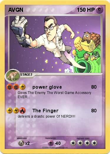 Pokémon AVGN - power glove - My Pokemon Card