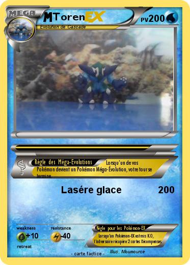 Pokémon Toren 1 1 - Lasére glace - Ma carte Pokémon