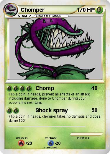 Pokémon Chomper 100 100 - Chomp - My Pokemon Card