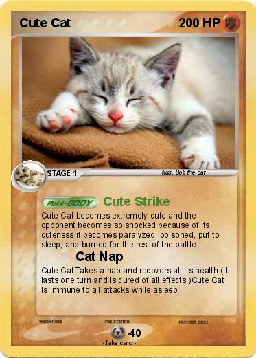 Pokémon Cute Cat 114 114 - Cute Strike - My Pokemon Card