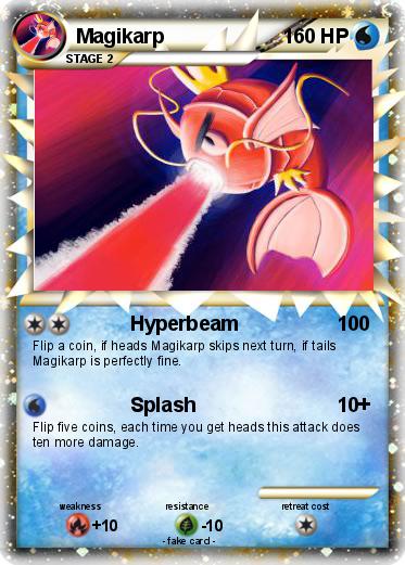 Pokémon Magikarp 732 732 - Hyperbeam - My Pokemon Card