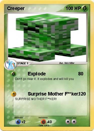 Pokémon Creeper 2922 2922 - Explode - My Pokemon Card