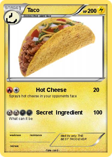 Pokémon Taco 413 413 - Hot Cheese - My Pokemon Card