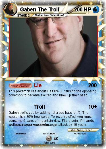 Pokémon Gaben The Troll - Lie - My Pokemon Card