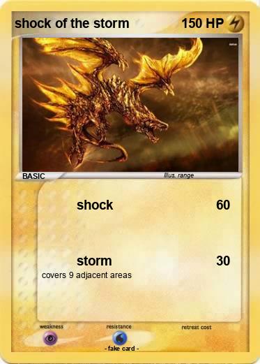 Pokémon shock of the storm - shock - My Pokemon Card