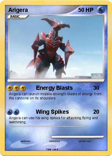 Pokémon Arigera 1 1 - Energy Blasts - My Pokemon Card