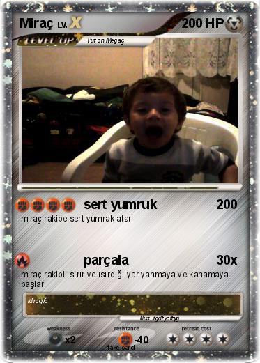 Pokémon Mirac - sert yumruk - My Pokemon Card