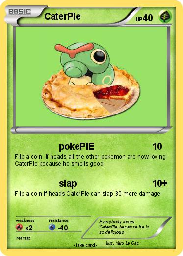 Pokémon CaterPie 306 306 - pokePIE - My Pokemon Card