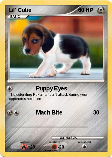 Pokémon Lil Cutie 2 2 - Puppy Eyes - My Pokemon Card
