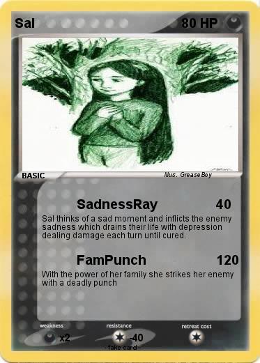 Pokémon Sal 68 68 - SadnessRay - My Pokemon Card
